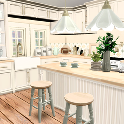 Country Mint Kitchen - The Sims 4 Rooms / Lots - CurseForge