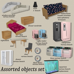 Assorted objects set - Files - The Sims 4 Build / Buy - CurseForge