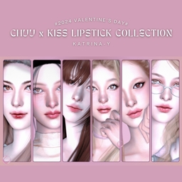 CHUU x KISS LIPSTICK COLLECTION - The Sims 4 Create a Sim - CurseForge