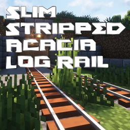 Slim Stripped Acacia Log Rail (3d models!) - Files - Minecraft Resource ...