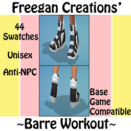FC-BarreWorkout-Gym Shoes 2 - The Sims 4 Create a Sim - CurseForge