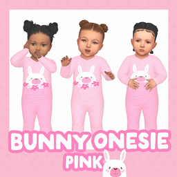 Bunny Onesie pink Infant - Files - The Sims 4 Create a Sim - CurseForge