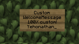 (Custom)WelcomeMessage - Gallery - Minecraft Bukkit Plugins - CurseForge
