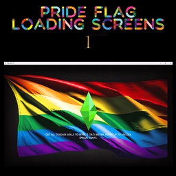 Pride Flag 1 Loading Screen - File - The Sims 4 Mods - CurseForge