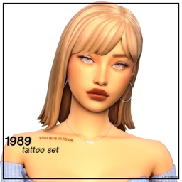 Tattoo Set inspired by 1989 - Gallery - The Sims 4 Create a Sim ...