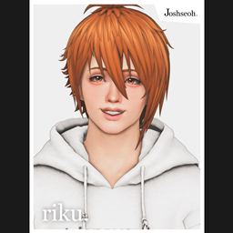 Riku Hair - The Sims 4 Create a Sim - CurseForge