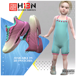 Toddler's Gradient Rotary Buckle Lightweight Sneakers - The Sims 4 ...