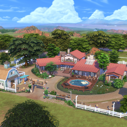 ☆Red Roan Ranch☆ - The Sims 4 Rooms / Lots - CurseForge