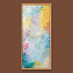 HQ Abstract Modern Long Painting #3 Samtuse963 - Files - The Sims 4 Build / Buy - CurseForge