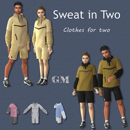 Sweat in two - Gallery - The Sims 4 Create a Sim - CurseForge