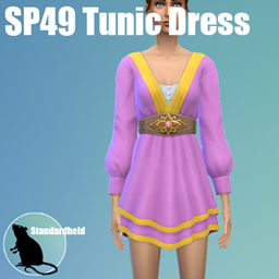 SP49 Tunic Dress - Gallery - The Sims 4 Create a Sim - CurseForge