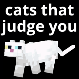 cats that judge you / gatos que te juzgan - Minecraft Resource Packs ...