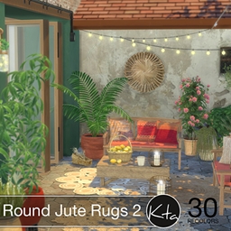 [kta] Round Jute Rugs 2 - The Sims 4 Build / Buy - CurseForge