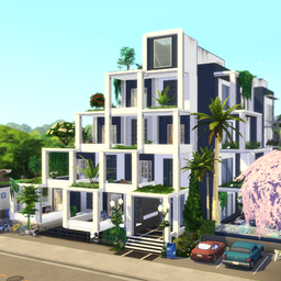 Urban Apartment Complex - Gallery - The Sims 4 Rooms / Lots - CurseForge