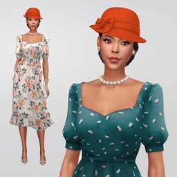 Download Cottage Glam Dress 3 - The Sims 4 Mods - CurseForge