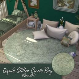 Liquid Glitter Circle Rug - The Sims 4 Build / Buy - CurseForge