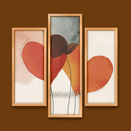 HQ Abstract Amour Triptych #1 Samtuse963 - Files - The Sims 4 Build / Buy - CurseForge