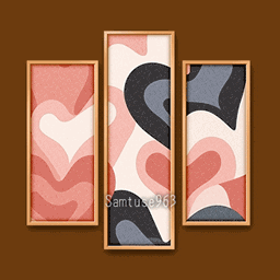 HQ Abstract Amour Triptych #2 Samtuse963 - The Sims 4 Build / Buy - CurseForge