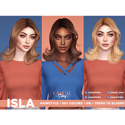 Download CasualSims - Isla Hairstyle - The Sims 4 Mods - CurseForge