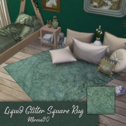 Liquid Glitter Square Rug - The Sims 4 Build / Buy - CurseForge