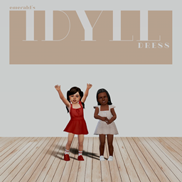 Idyll Dress - The Sims 4 Create a Sim - CurseForge