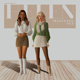 Helen Matching Set - The Sims 4 Create a Sim - CurseForge