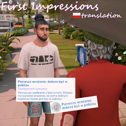 First Impressions by Lumpinou - Polish translation only - File - The Sims 4 Translations ...