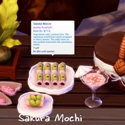 Download Sakura Mochi by ONI Spanish translation - The Sims 4 Mods ...