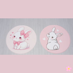 Pink Bunny Rugs - Files - The Sims 4 Build / Buy - CurseForge