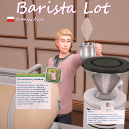 Barista Lot Trait by SWS - Polish translation only - The Sims 4 Mods ...