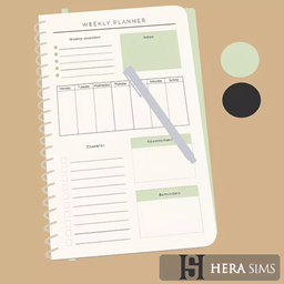 Spiral weekly planner - The Sims 4 Build / Buy - CurseForge