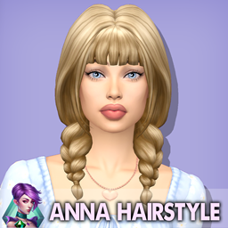 Aurum - Anna Hairstyle - The Sims 4 Create a Sim - CurseForge