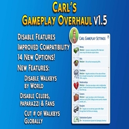 Carl's Sims 4 Gameplay Overhaul Mod v1.57 - Public Version - The Sims 4 ...