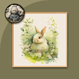 Bunny Painting Square Frame #1 Samtuse963 - The Sims 4 Build / Buy ...