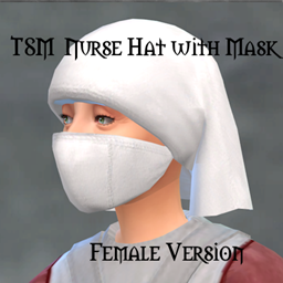 TSM Nurse Hat with Mask - The Sims 4 Create a Sim - CurseForge