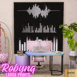 Robynq Large Prints RL017 - Compatible for Basegame - The Sims 4 Build ...