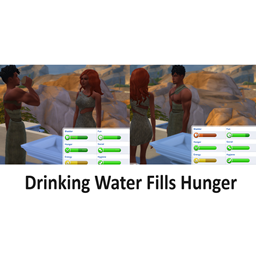 Water Fills Hunger - LavenderMeerkat - The Sims 4 Mods - CurseForge