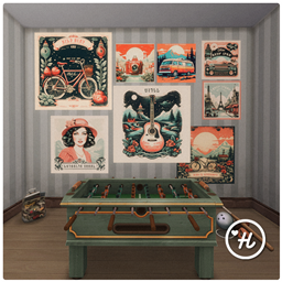 RETRO POSTERS - The Sims 4 Build / Buy - CurseForge