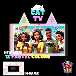 {BP} CAT TV - The Sims 4 Build / Buy - CurseForge