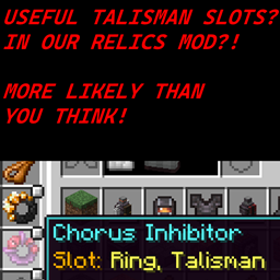 Relics Talisman "Fix" - Minecraft Data Packs - CurseForge
