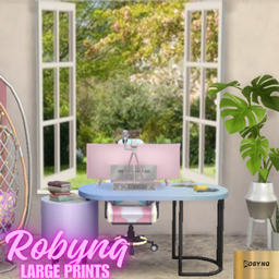 Robynq Large Prints RL052 - Compatible for Basegame - The Sims 4 Build ...