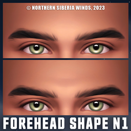 Forehead Shape №1 - The Sims 4 Create a Sim - CurseForge