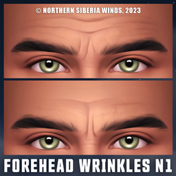 Forehead Wrinkles №1 - The Sims 4 Create a Sim - CurseForge