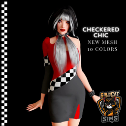 Checkered Chic - The Sims 4 Create a Sim - CurseForge