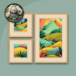 HQ Landscape Painting 3 Piece Set #1 Extra F Samtuse963 - The Sims 4 Build / Buy - CurseForge