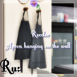 [Ru:licara]Recolor Apron hanging on the wall - The Sims 4 Build / Buy ...