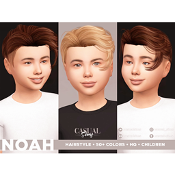 CasualSims - Noah Hairstyle children - The Sims 4 Create a Sim - CurseForge
