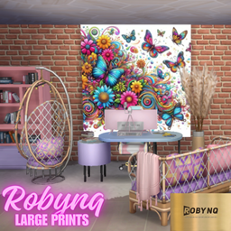 Robynq Large Prints RL099 - Compatible for Basegame - The Sims 4 Build ...