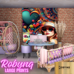 Robynq Large Prints RL109 - Compatible for Basegame - The Sims 4 Build ...