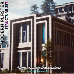 Modern Plaster Structure Set - Ark Survival Ascended Mods - CurseForge